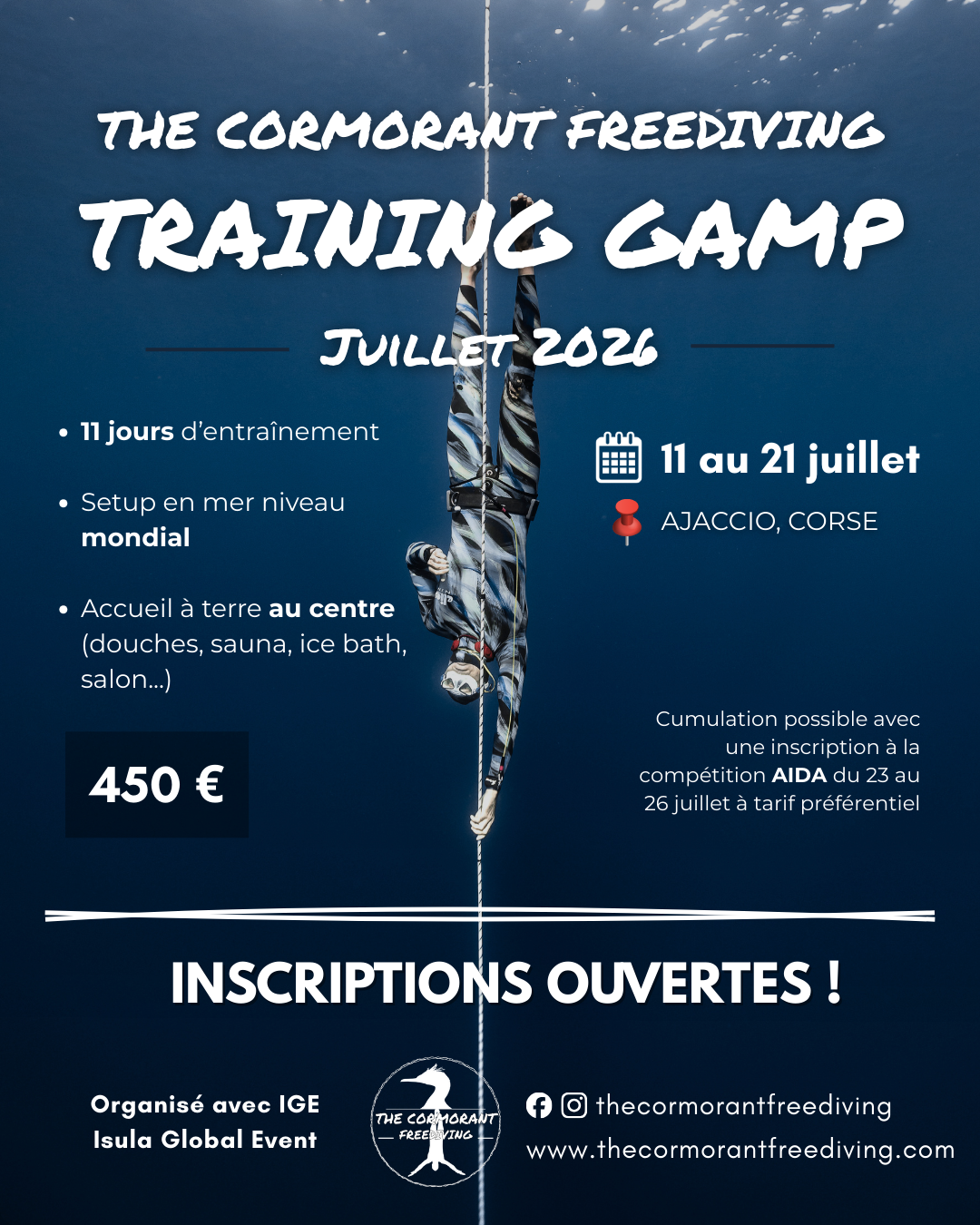 Training camps - The Cormorant Freediving